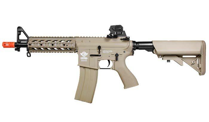 gandg-cm16-raider-short-tan-combat-machine-airsoft-rifle-high-velocity ...