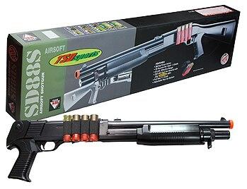 tsd-sports-airsoft-88-super-single-shot-pump-action-stockless-shotgun ...